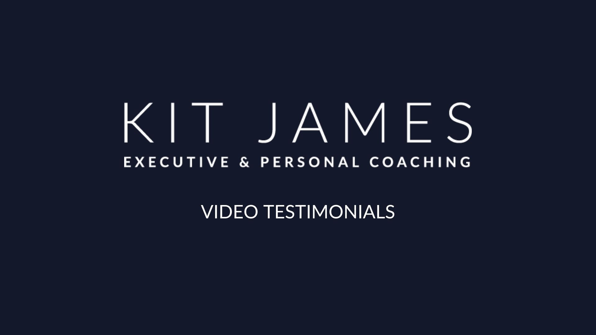 Testimonials - Kit James